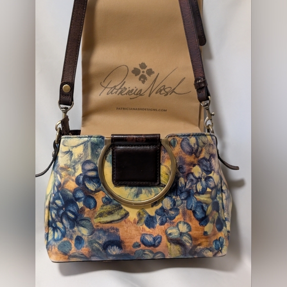 Patricia Nash | Bags | Patricia Nash 0 Leather Colorful Handbag Unique ...